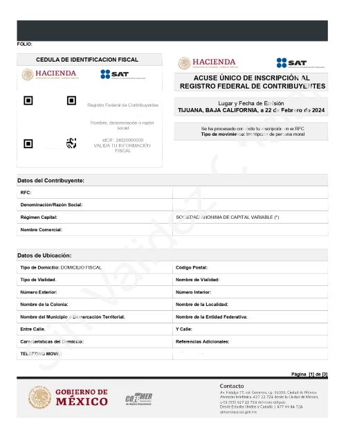 VENTANILLA ÚNICA PARA INVERSIONISTAS